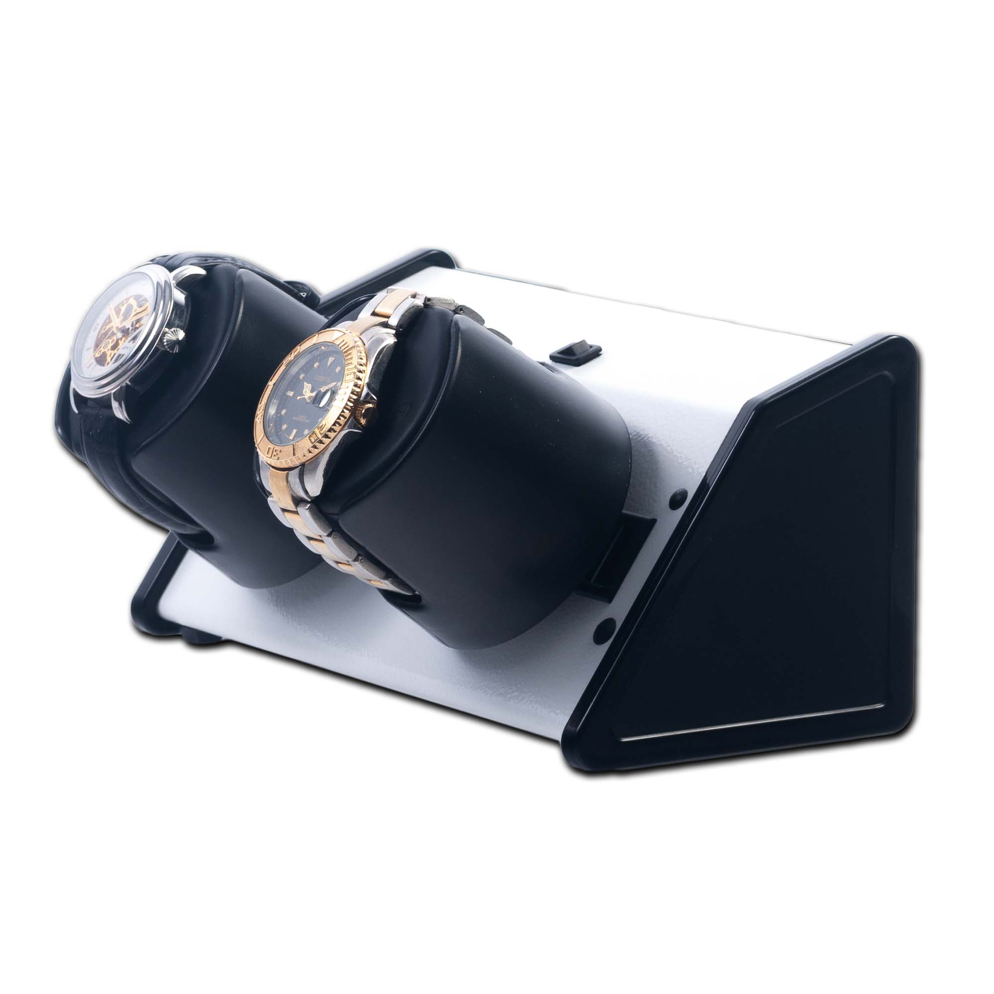 Watch Winders | Sparta 2 Bold | White | Rotorwind | Dual Watch | Orbit ...